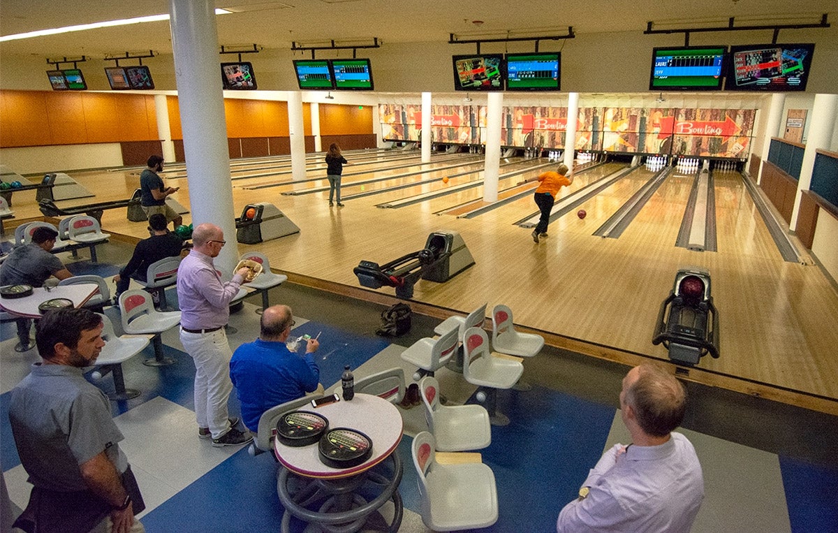 LANES AND LOOPS: Staff Bowling Returns, Walking Project Posts Survey ...