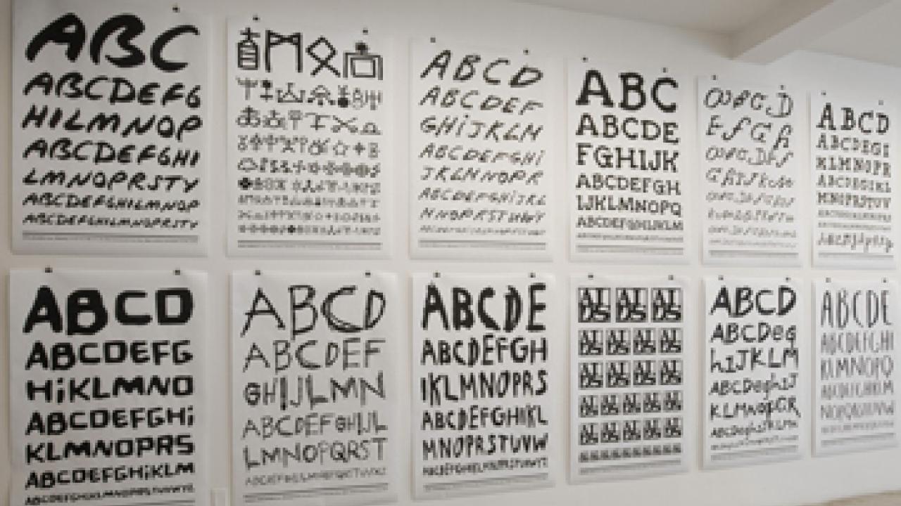 EXHIBITIONS: You can use the fonts for free at Nelson's artistic print ...
