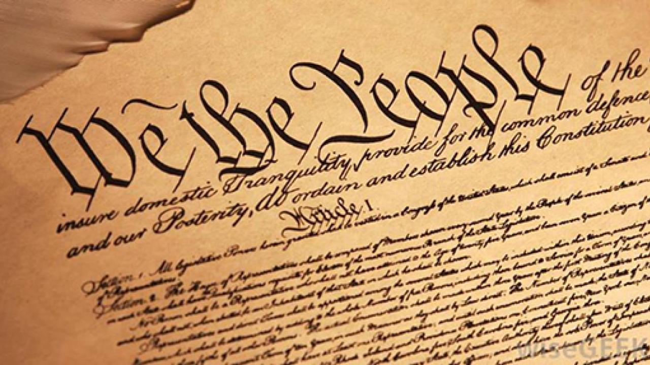 Constitution Day: website today, lecture in October | UC Davis